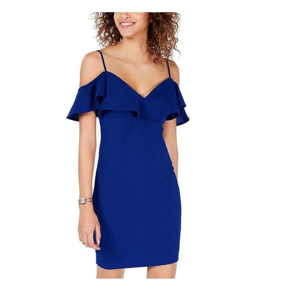 Emerald Sundae | Dresses | Nwt Emerald Sundae Womens Blue Cupped Pullon ...